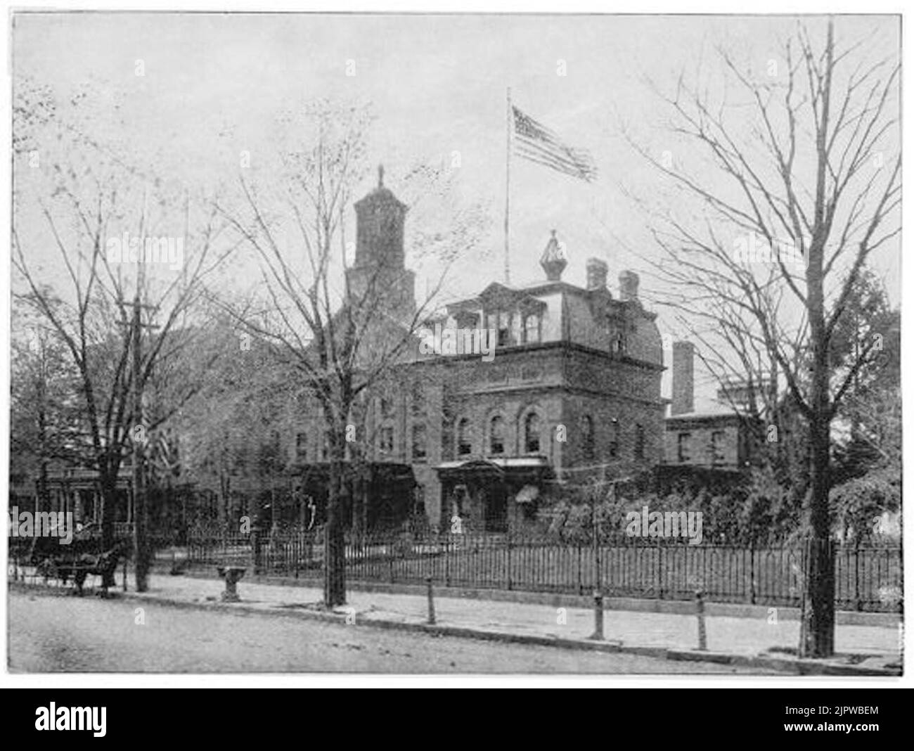 The Union County Courthouse prior to 1900 Stock Photo - Alamy