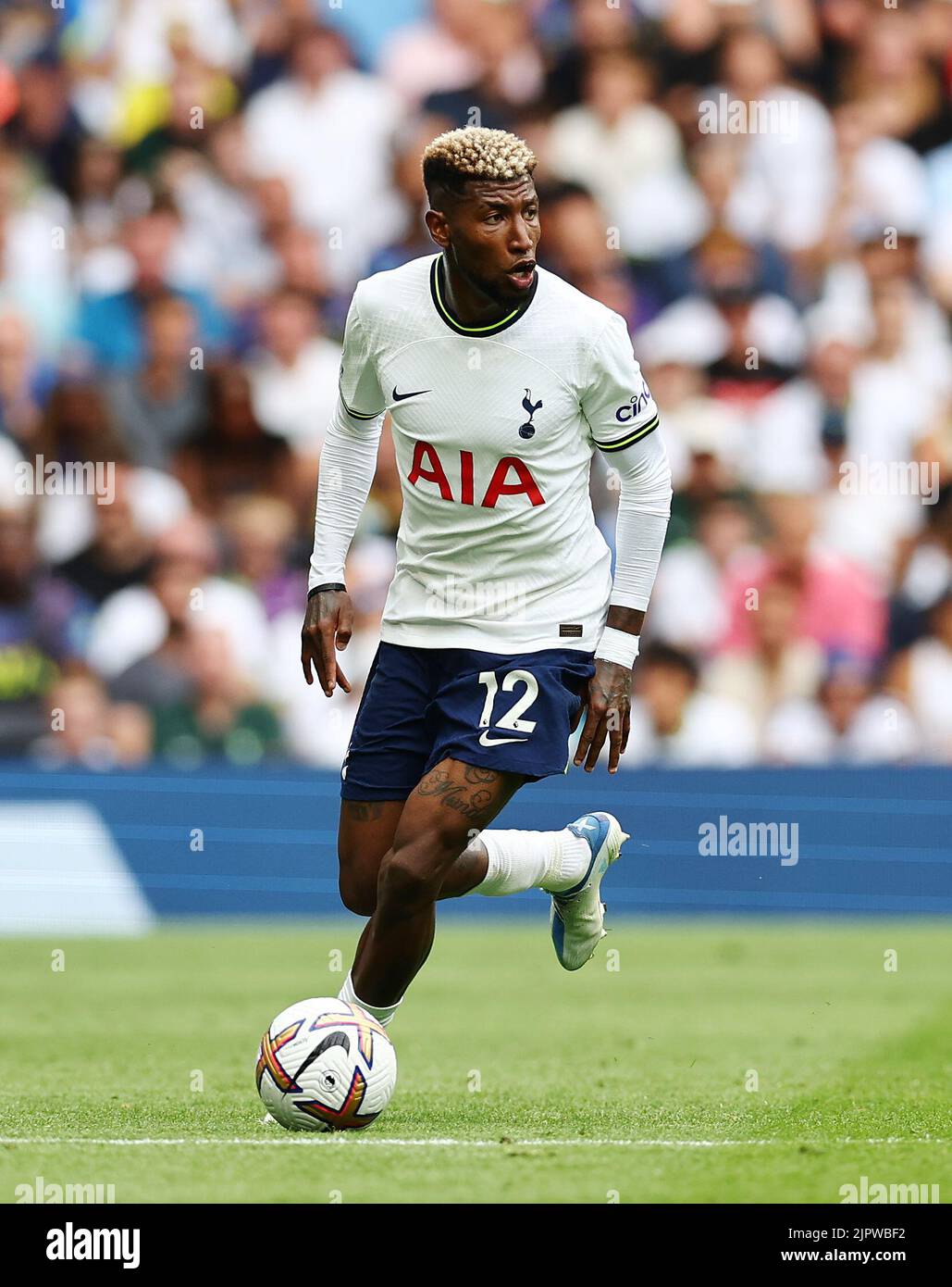London, UK. 20th Aug, 2022. Emerson Royal of Tottenham during the ...