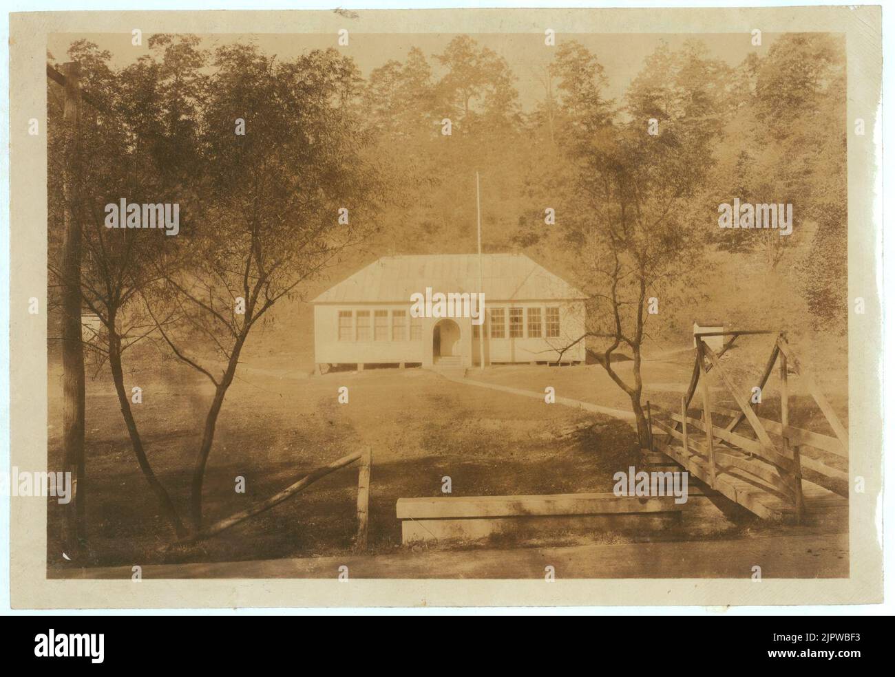 The United Consolidated School near Charleston, W. Va. Also note photo ...