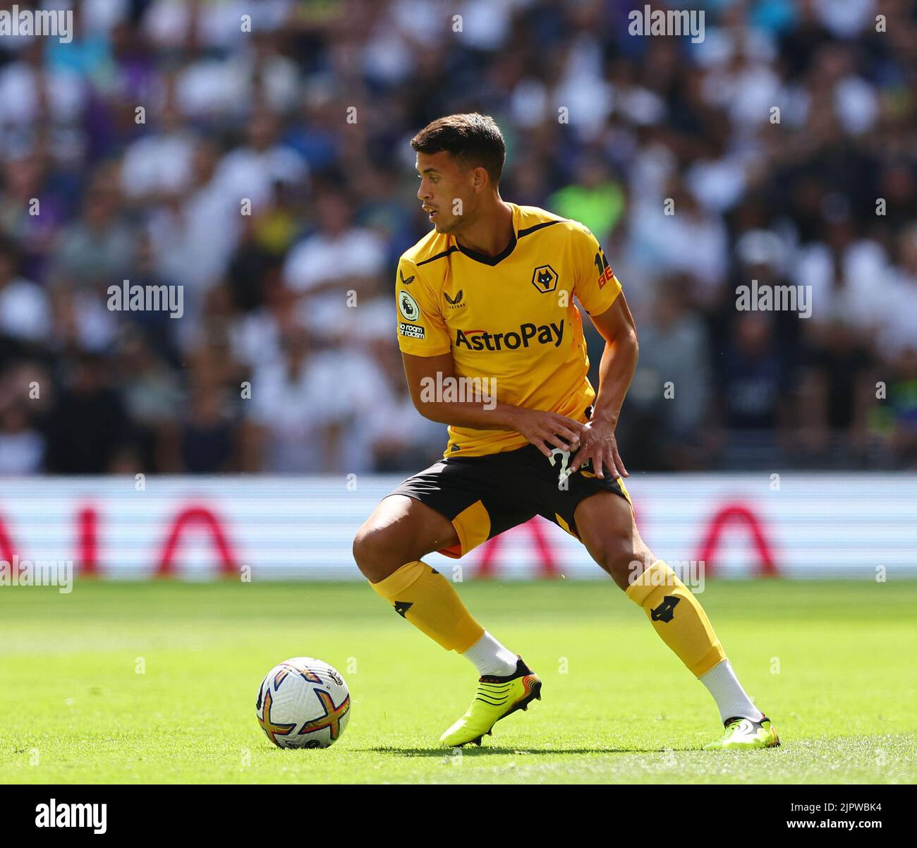 London, UK. 20th Aug, 2022. Matheus Luis Nunes of Wolverhampton ...