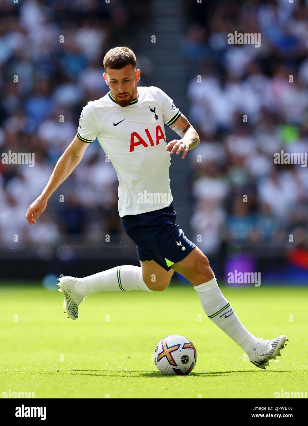 London, UK. 20th Aug, 2022. Pierre-Emile Hojbjerg of Tottenham during ...