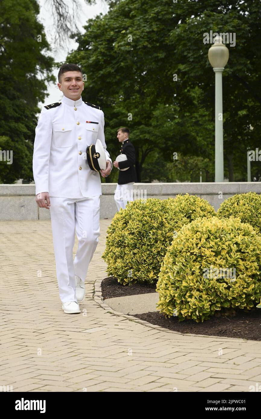 The United States Naval Academy holds the fifth swearing-in event for ...