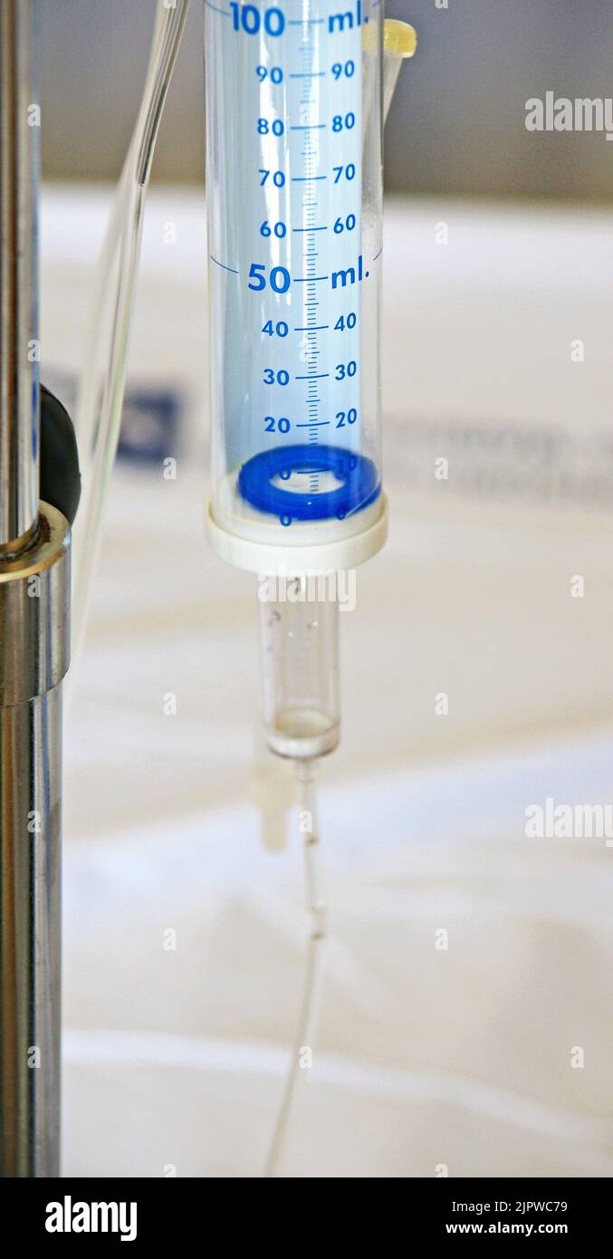Sanitary material and accessories of a hospital room Stock Photo - Alamy