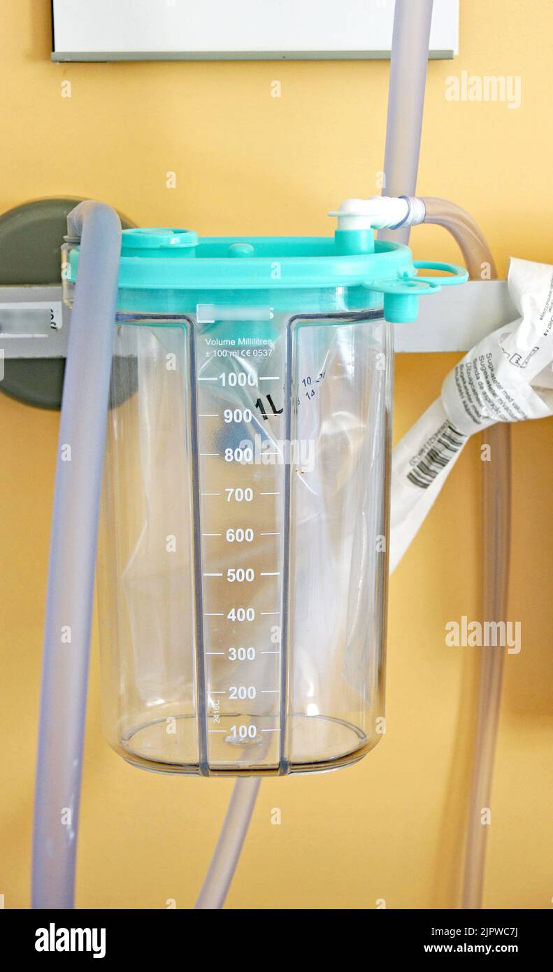 Sanitary material and accessories of a hospital room Stock Photo - Alamy