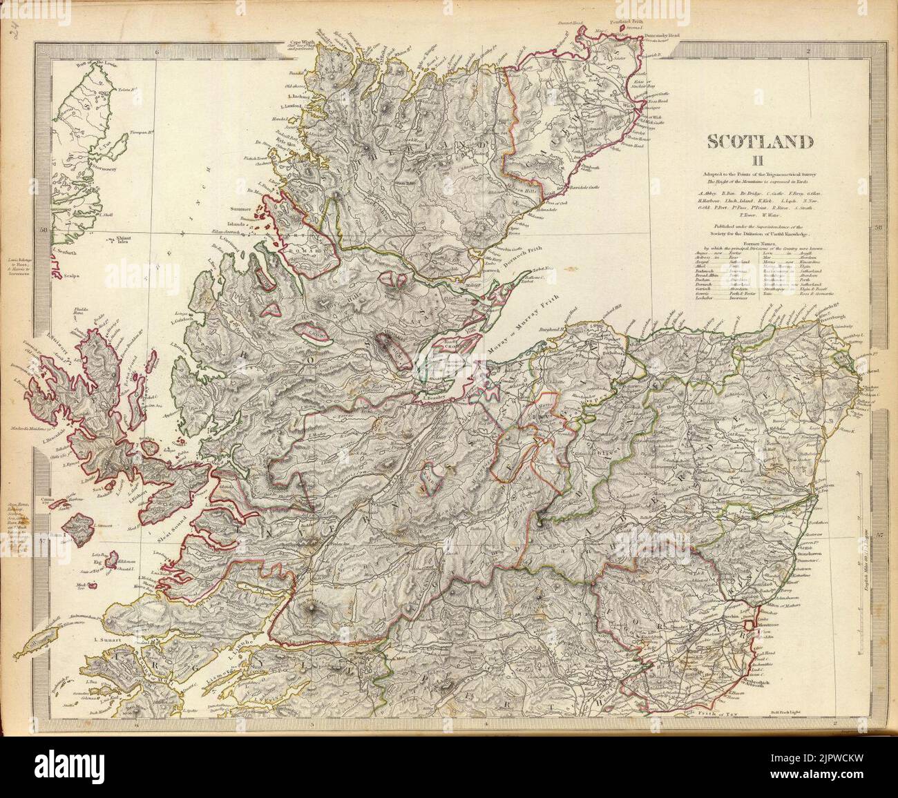 The Useful Knowledge Society's Family Atlas, MAP OF SCOTLAND - PART 2 ...