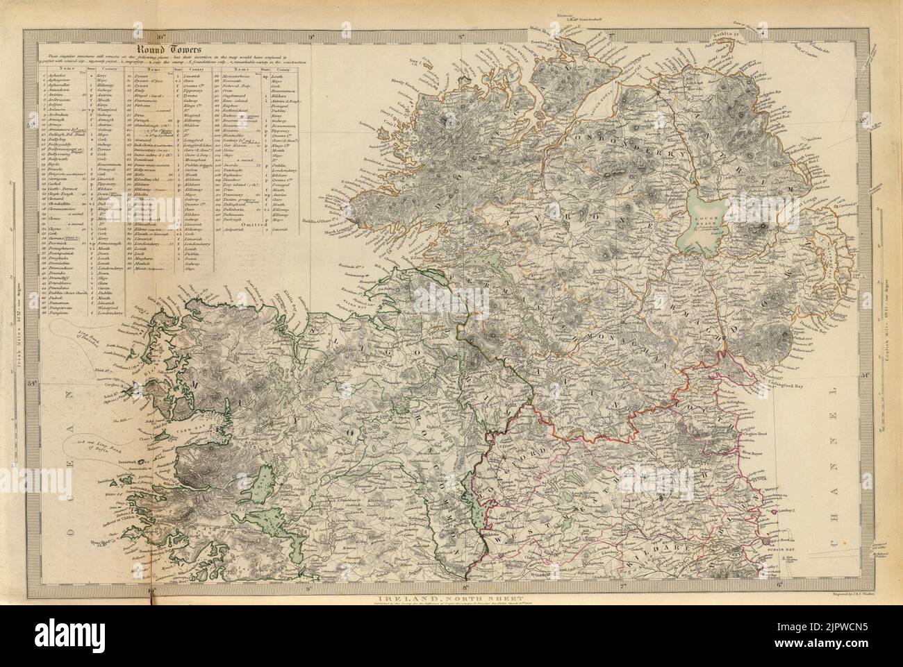 The Useful Knowledge Society's Family Atlas, MAP OF IRELAND - PART 1 ...