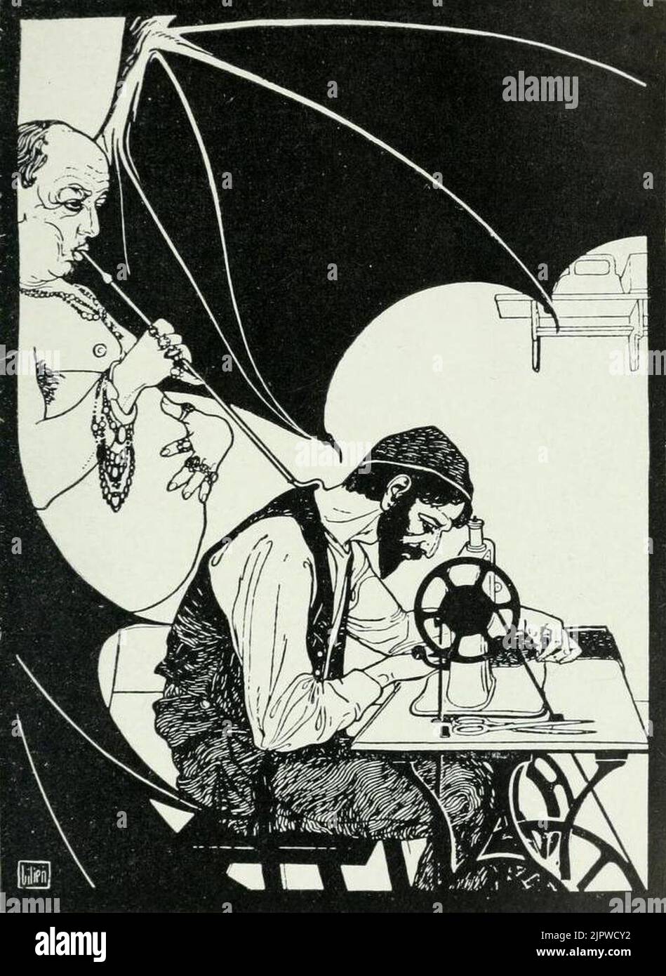 The Vampire - E. M. Lilien Stock Photo - Alamy