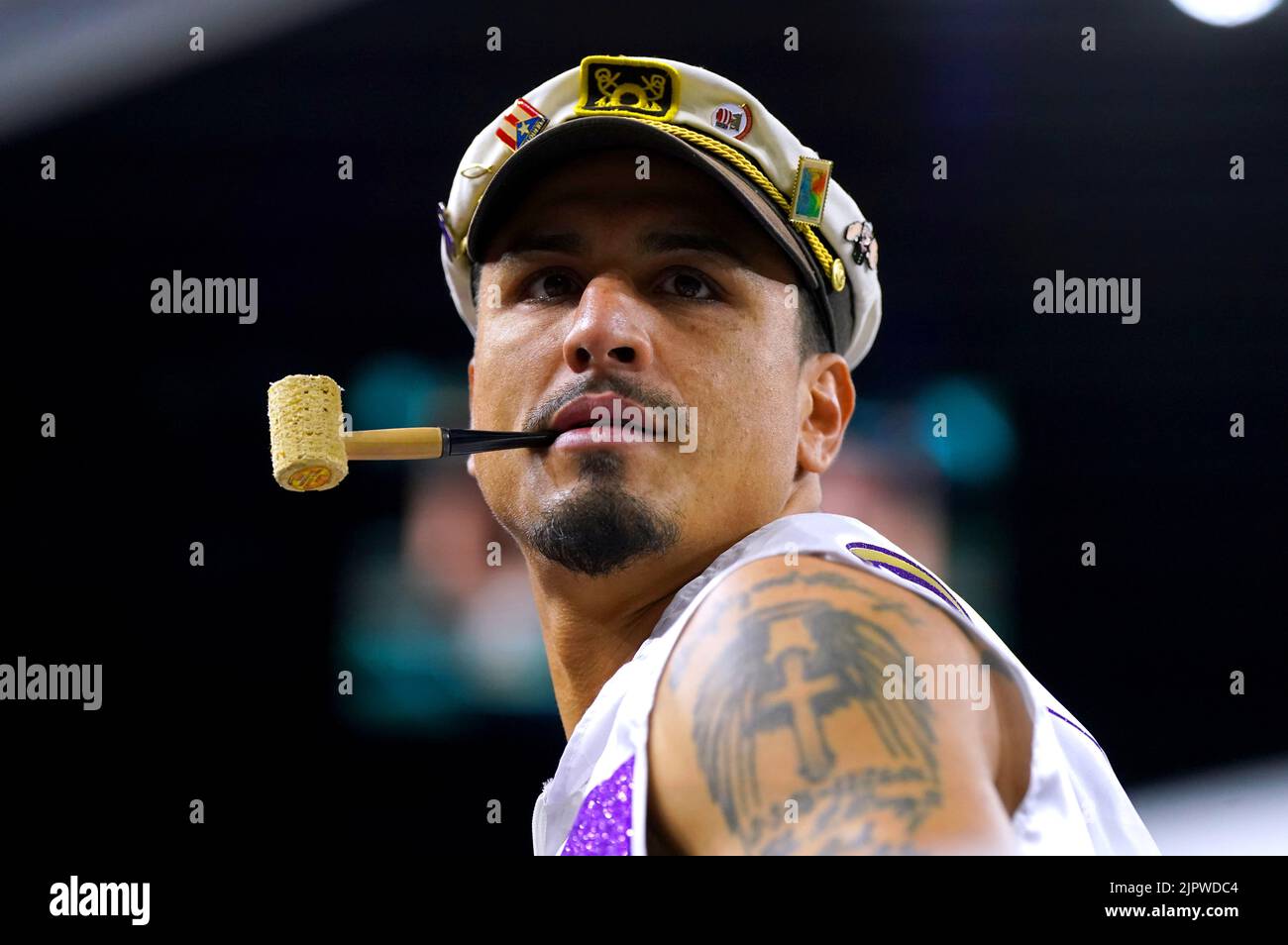 Richard Rivera in the ring ahead of his Cruiserweight contest fight ...