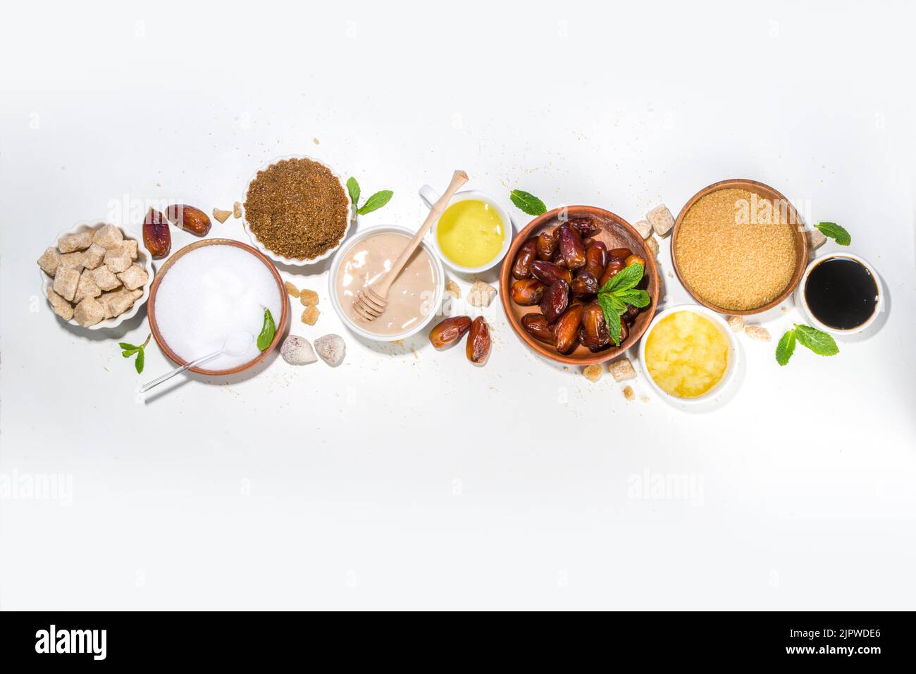 Various healthy diet replacement for sugar, natural organic sweetener ...