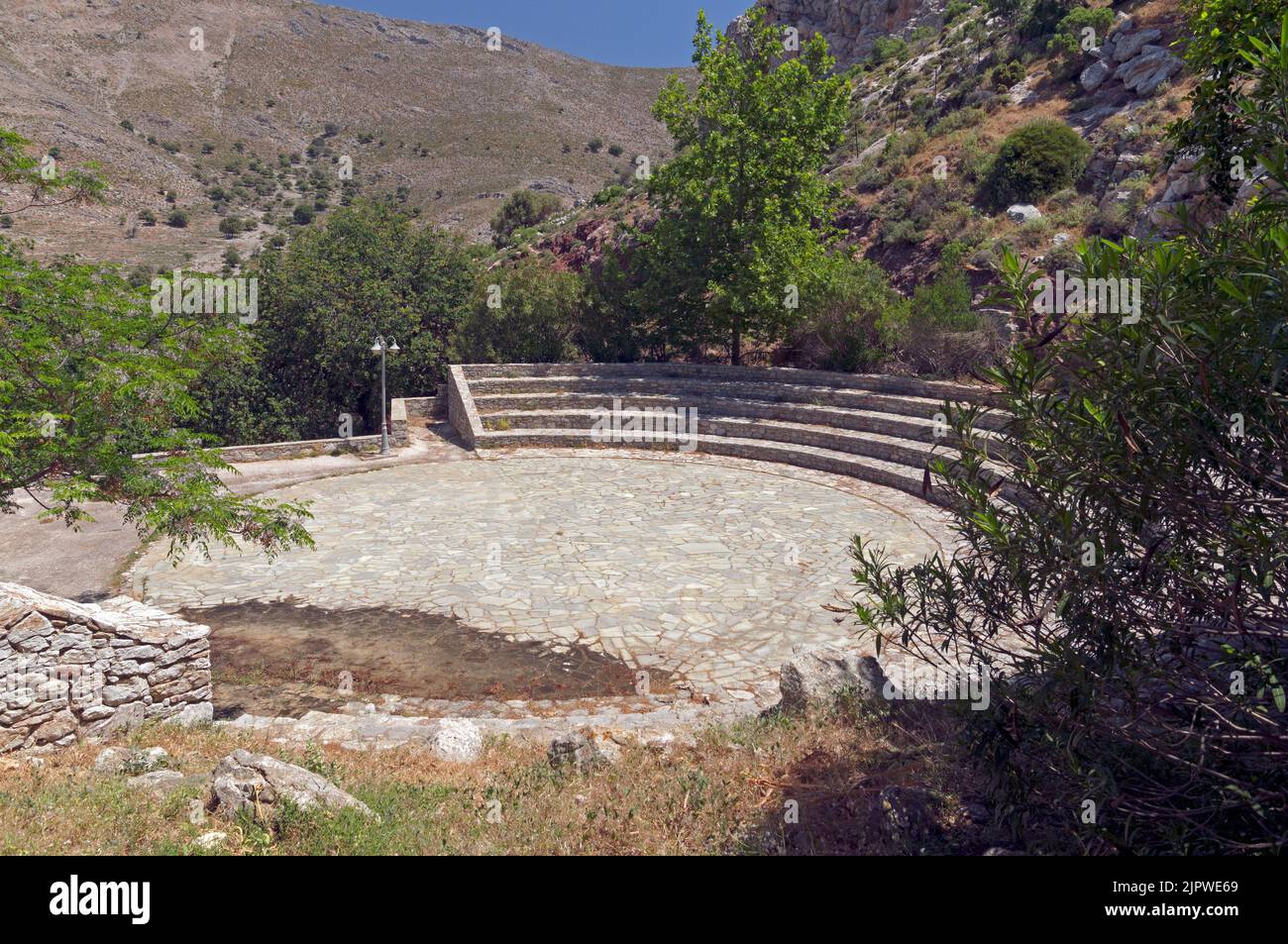 Amphitheatre at Charkadio Caves excavation site for Dwarf elephants ...