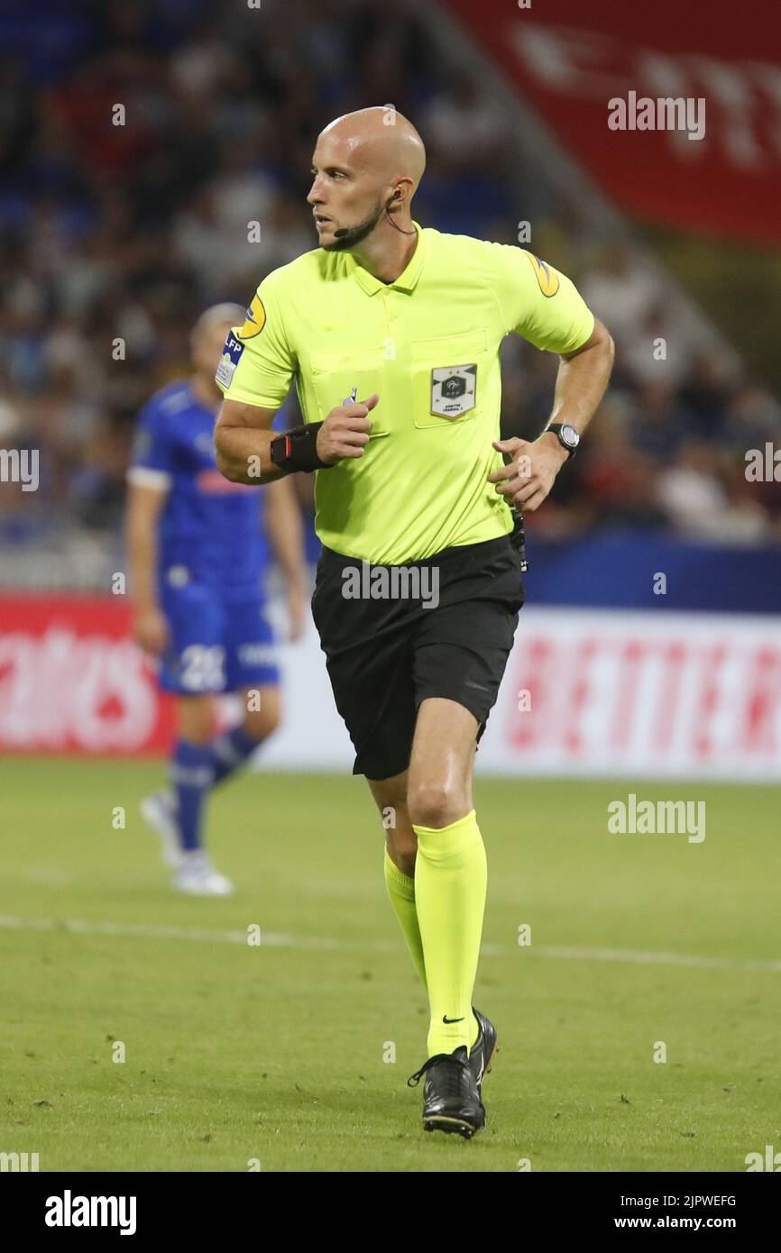 Referee Eric WATTELLIER during the French championship Ligue 1 football ...