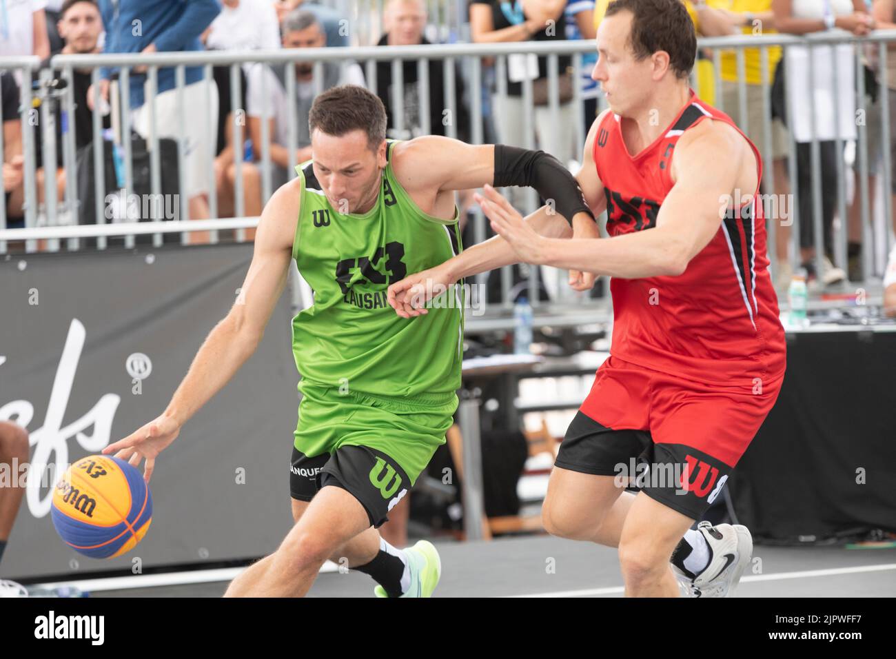Lausanne, Switzerland. 08th Feb, 2022. Marco Lehmann in action vs Nick ...