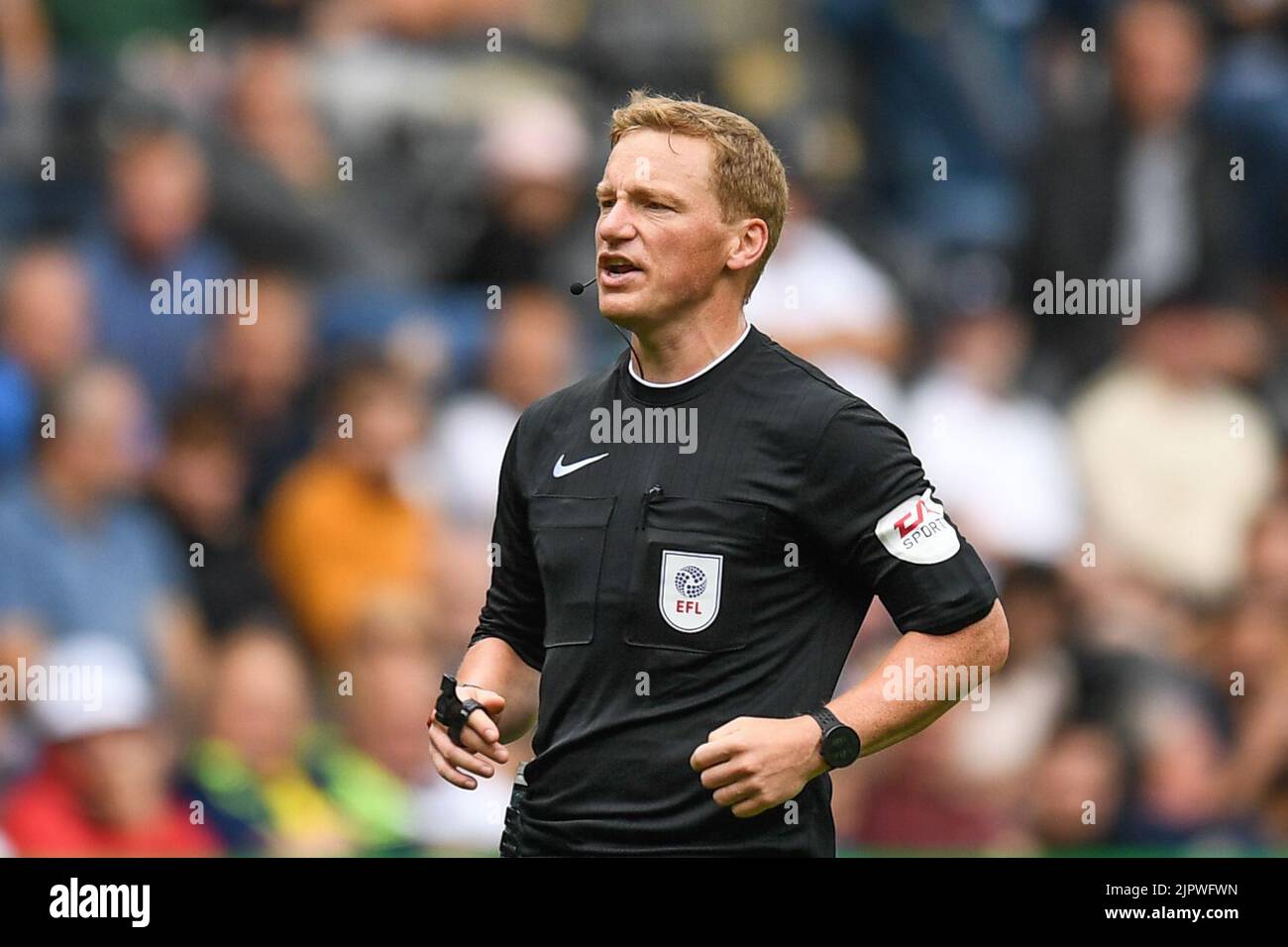 Referee John Busby during the game Stock Photo - Alamy
