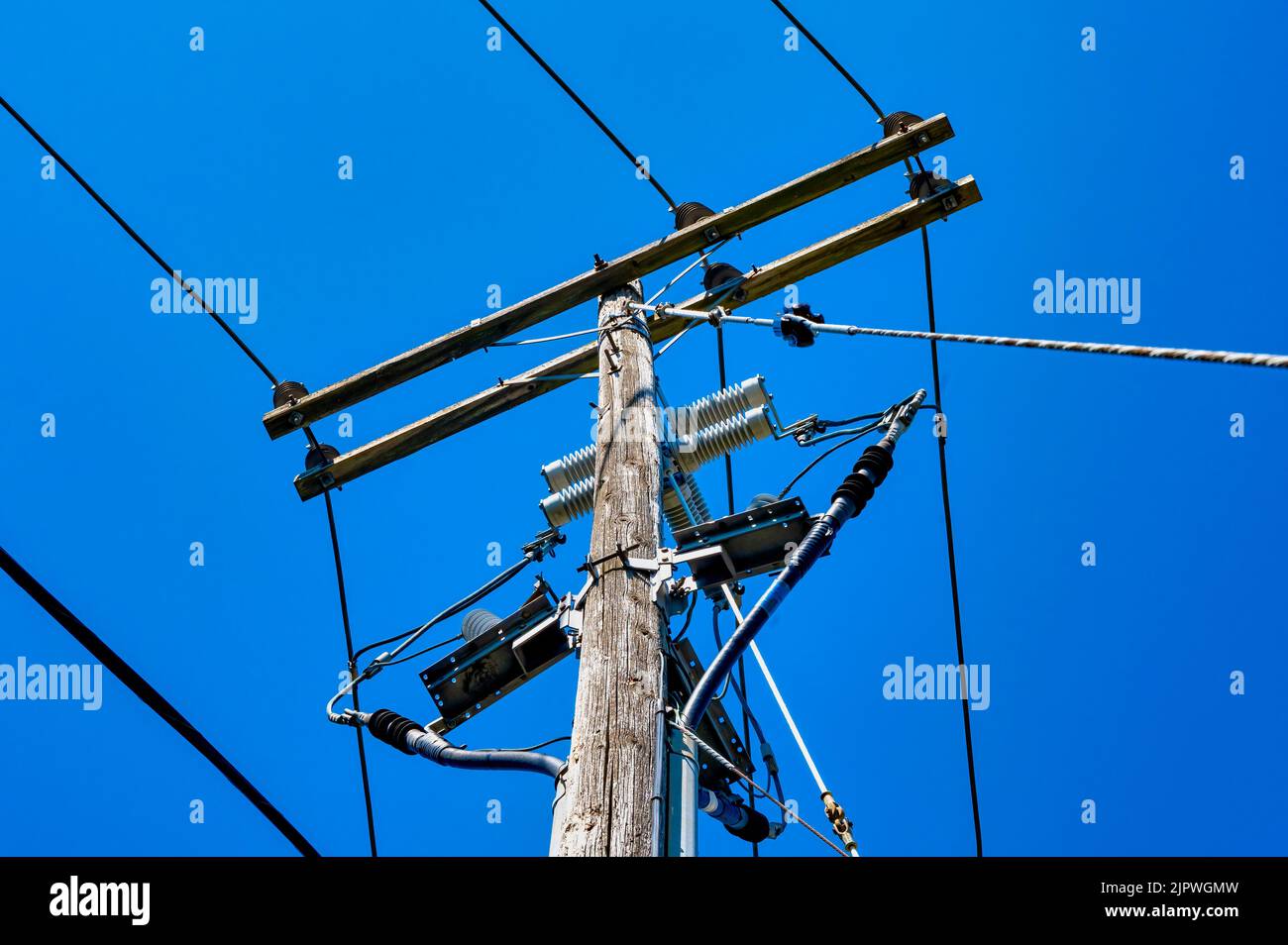 Electric pole hi-res stock photography and images - Alamy