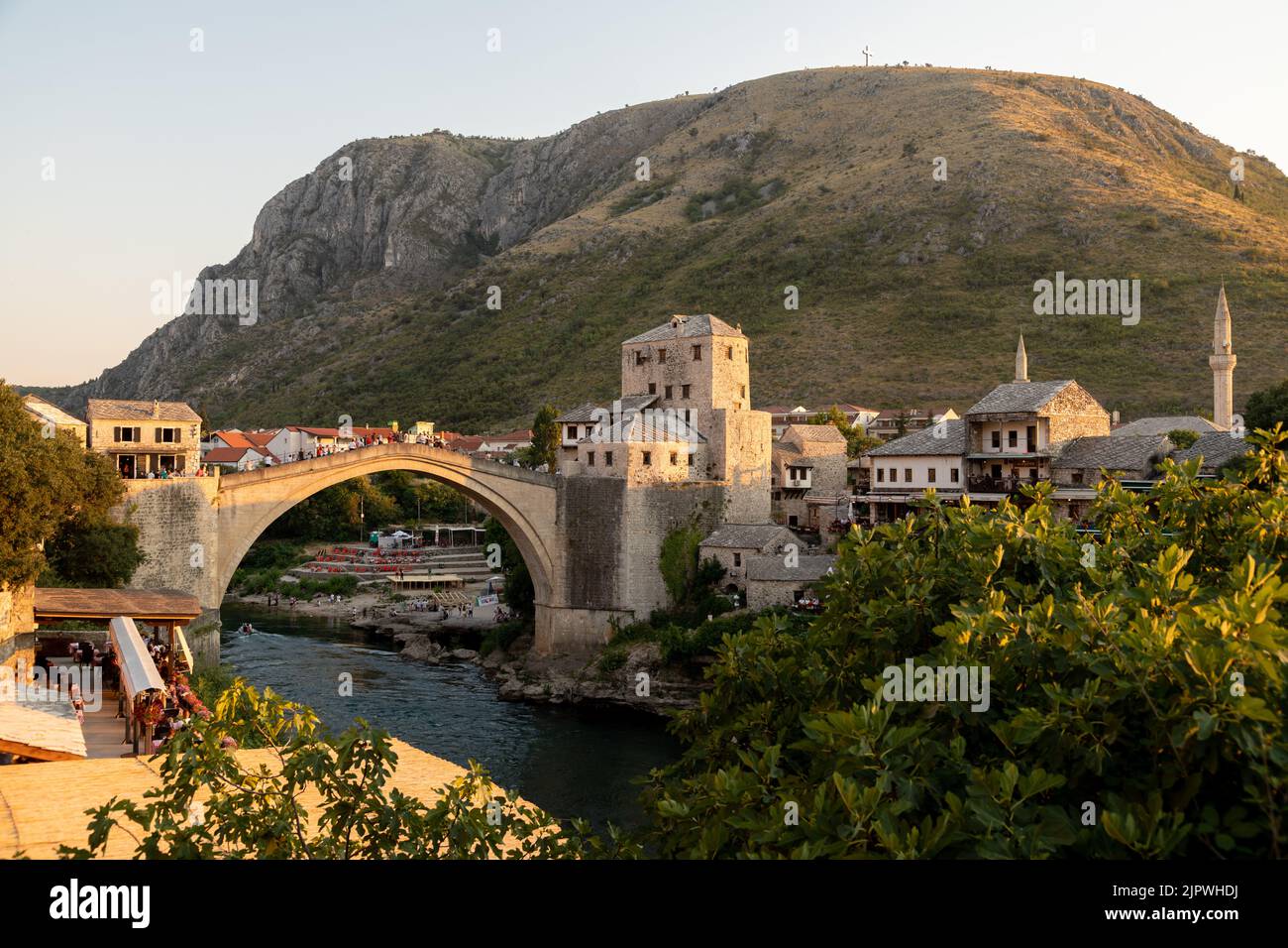 Mostar in Bosnia and Hercegovina summer Stock Photo - Alamy