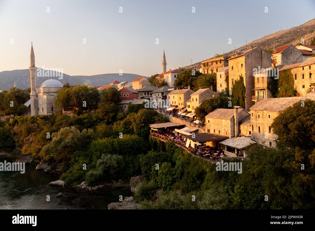 Mostar in Bosnia and Hercegovina summer Stock Photo - Alamy