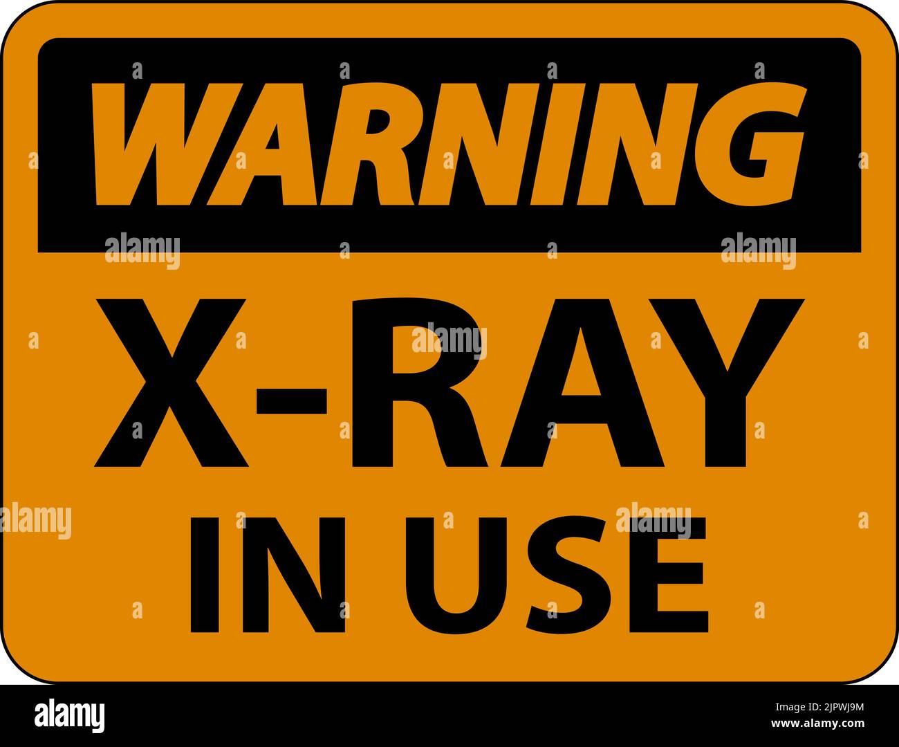 X ray warning sign in hospital hi-res stock photography and images - Alamy