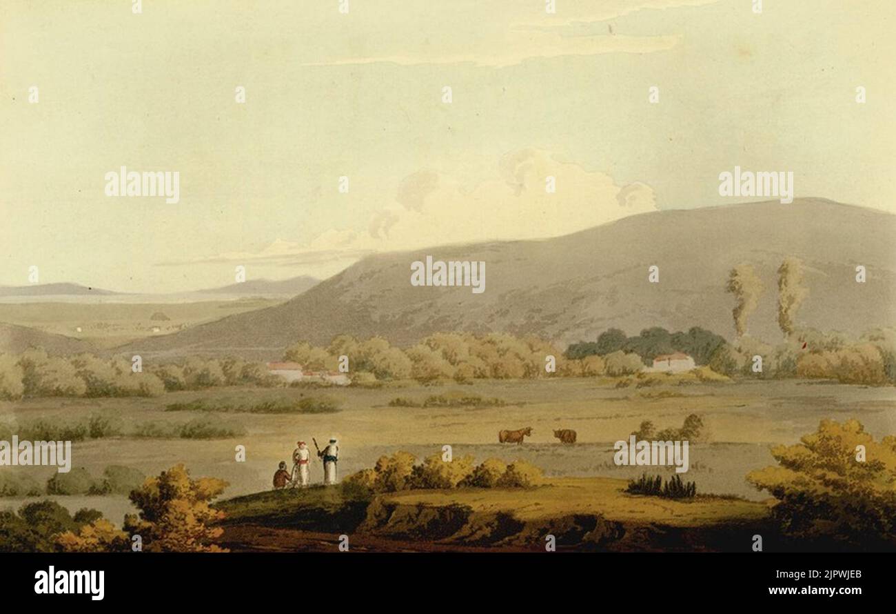 The village of Marathon with a distant view of the plain - Hobhouse ...