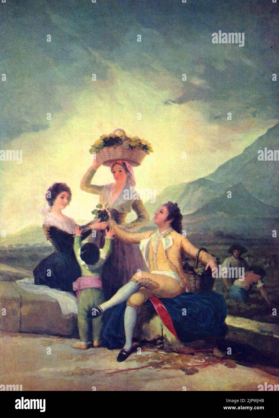 The Vintage, Francisco de Goya Stock Photo - Alamy