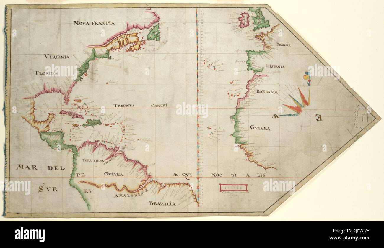 The Virginia Company chart Stock Photo - Alamy