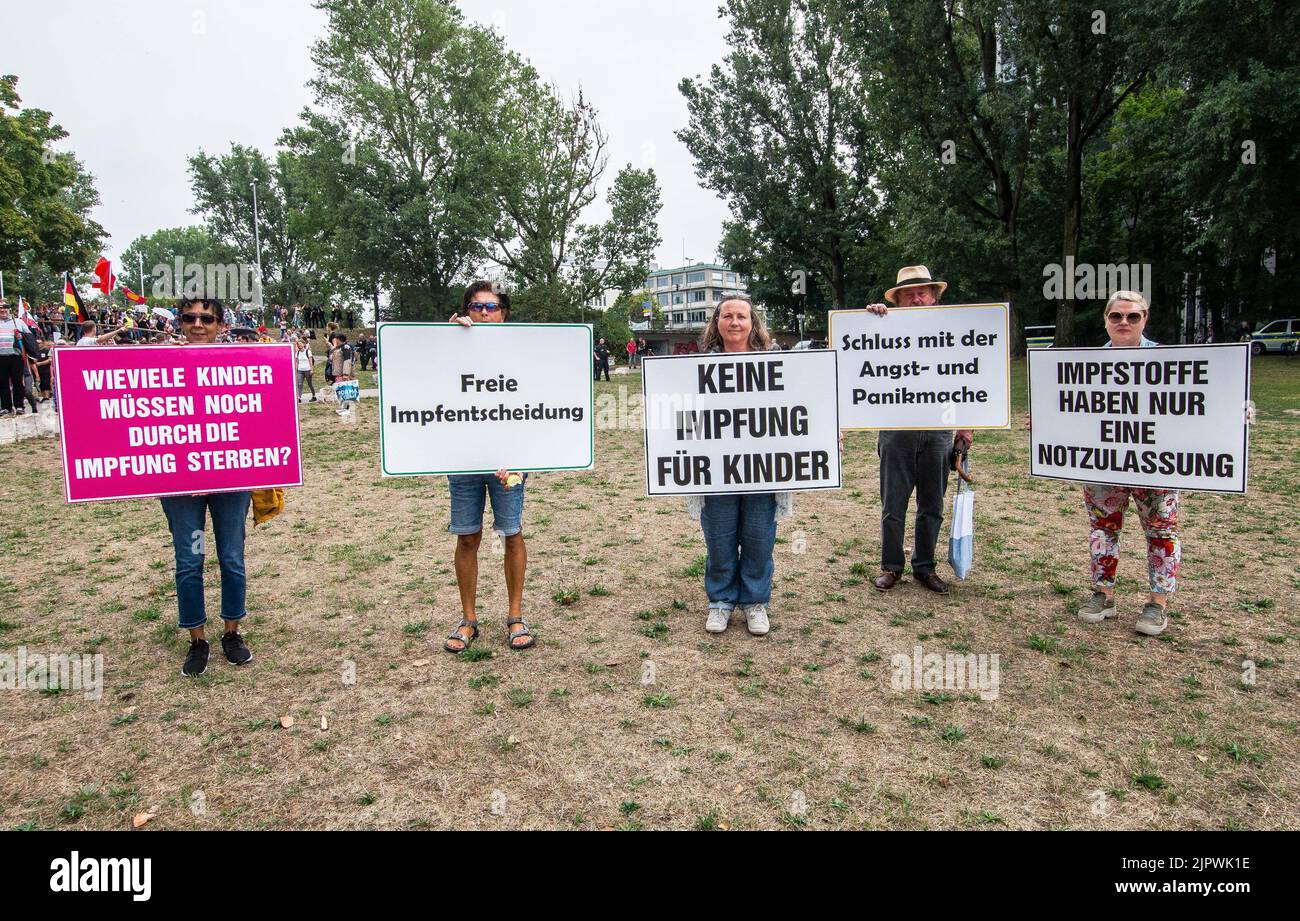 Nuremberg, Bavaria, Germany. 20th Aug, 2022. Marching under the ...