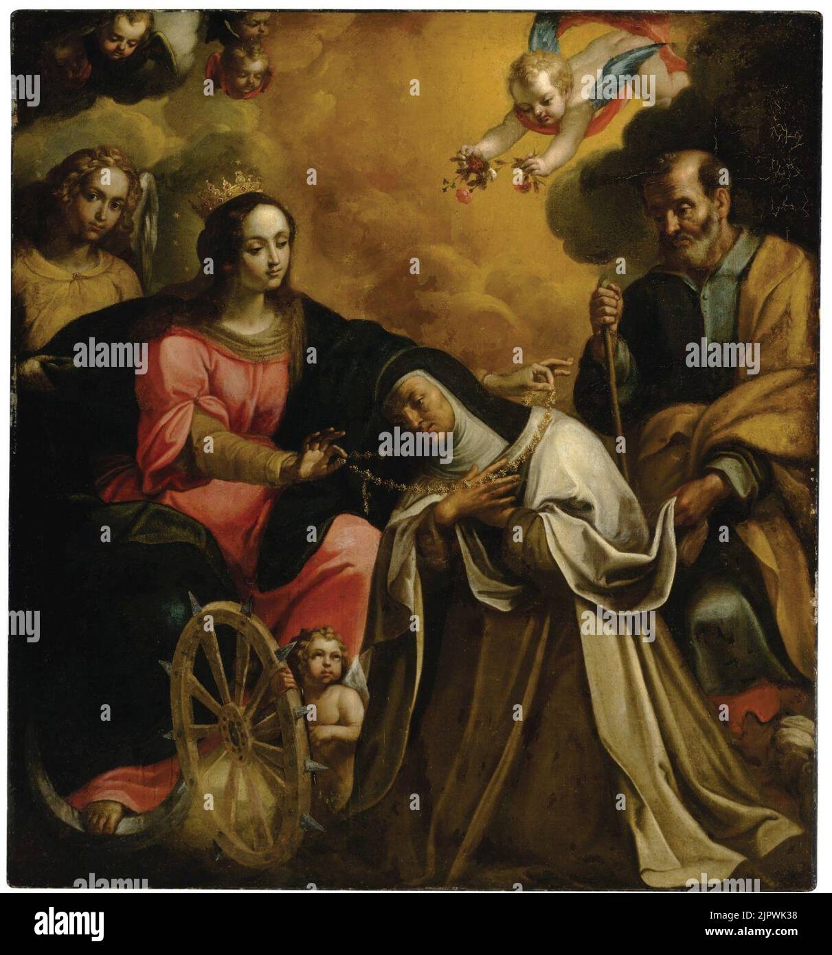 THE VISION OF SAINT TERESA OF AVILA Stock Photo - Alamy