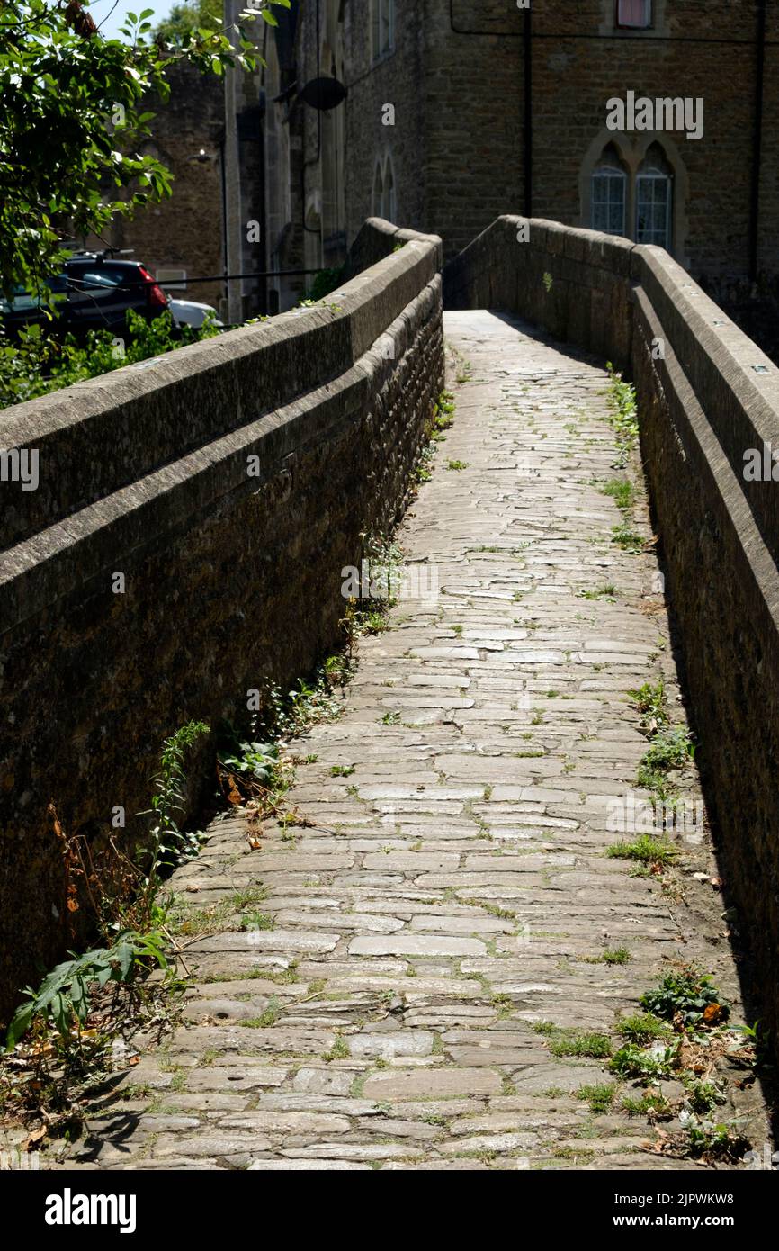 Around Bruton, a popular small town in Somerset, UK. The pack horse ...