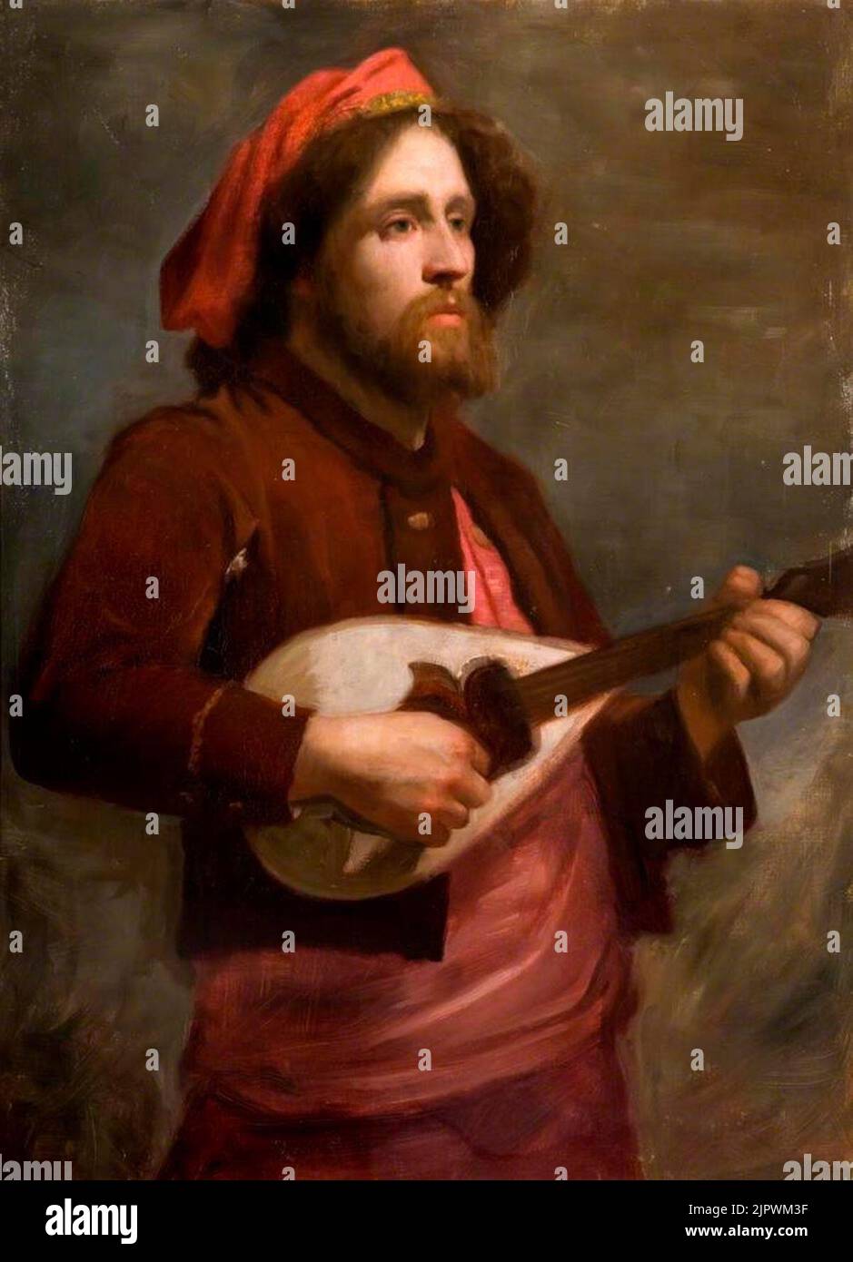 The Wandering Minstrel Stock Photo - Alamy