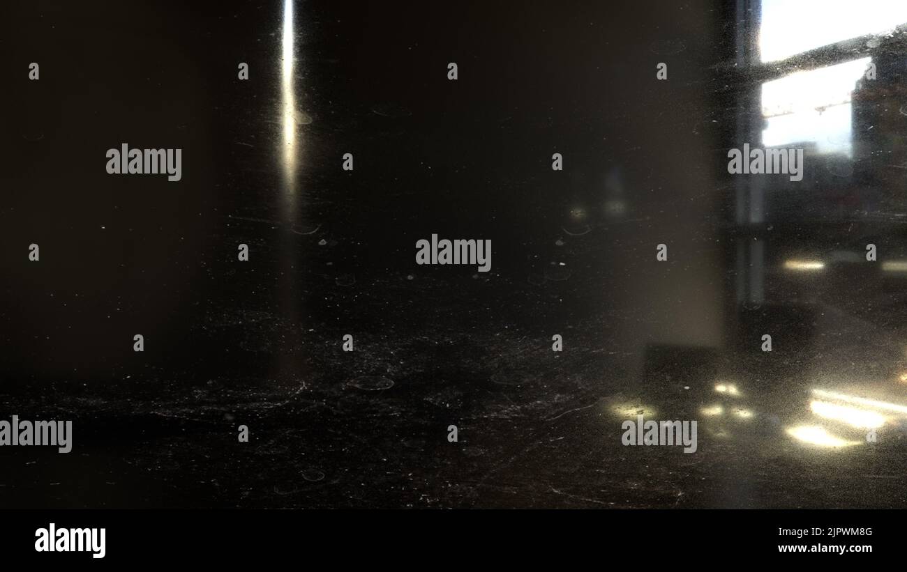 3d dust glass. Computer generated 3d render Stock Photo - Alamy