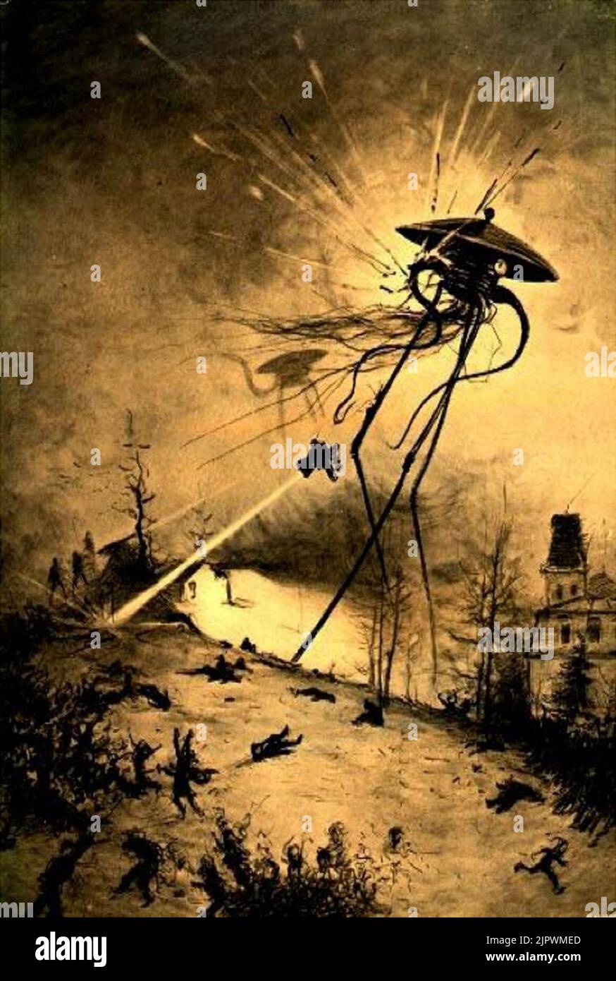 The War of the Worlds by Henrique Alvim Corrêa 14 colored Stock Photo ...