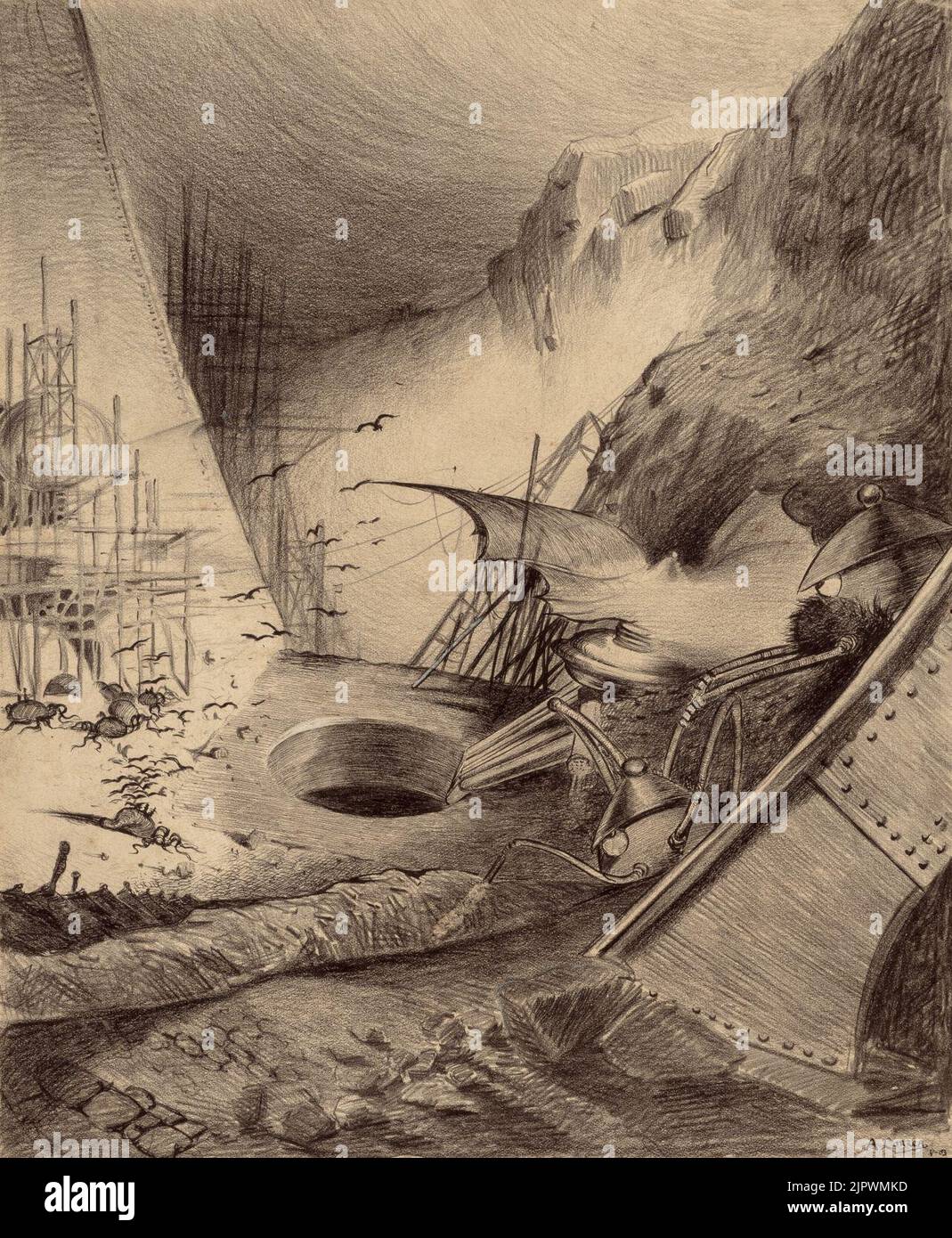 The War of the Worlds by Henrique Alvim Corrêa, orginal graphic 29 ...
