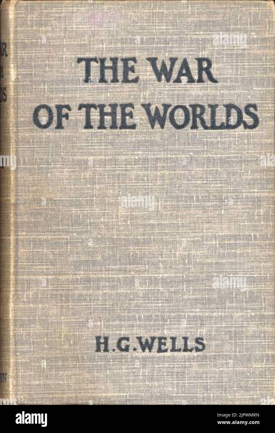 The War of the Worlds first edition Stock Photo - Alamy