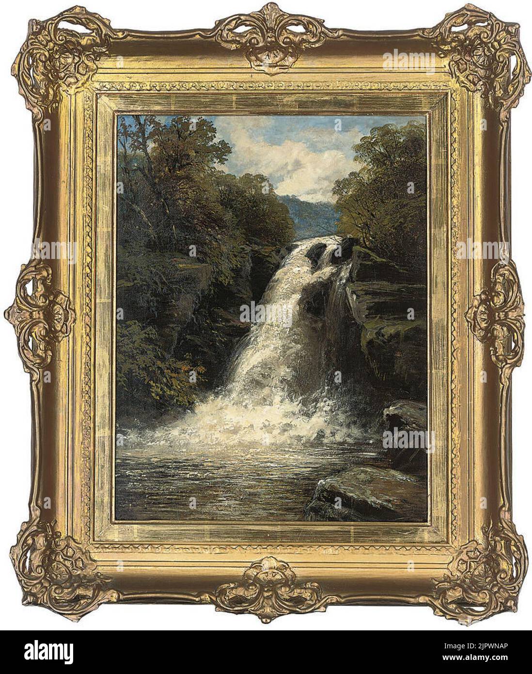 Vintage waterfall Cut Out Stock Images & Pictures - Alamy