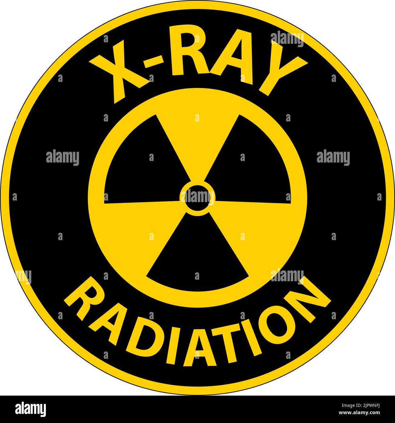 Printable Radiation Area Sign