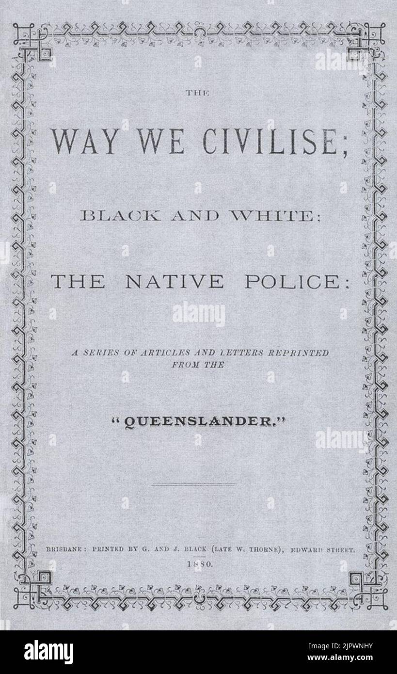 The Way We Civilise Stock Photo - Alamy