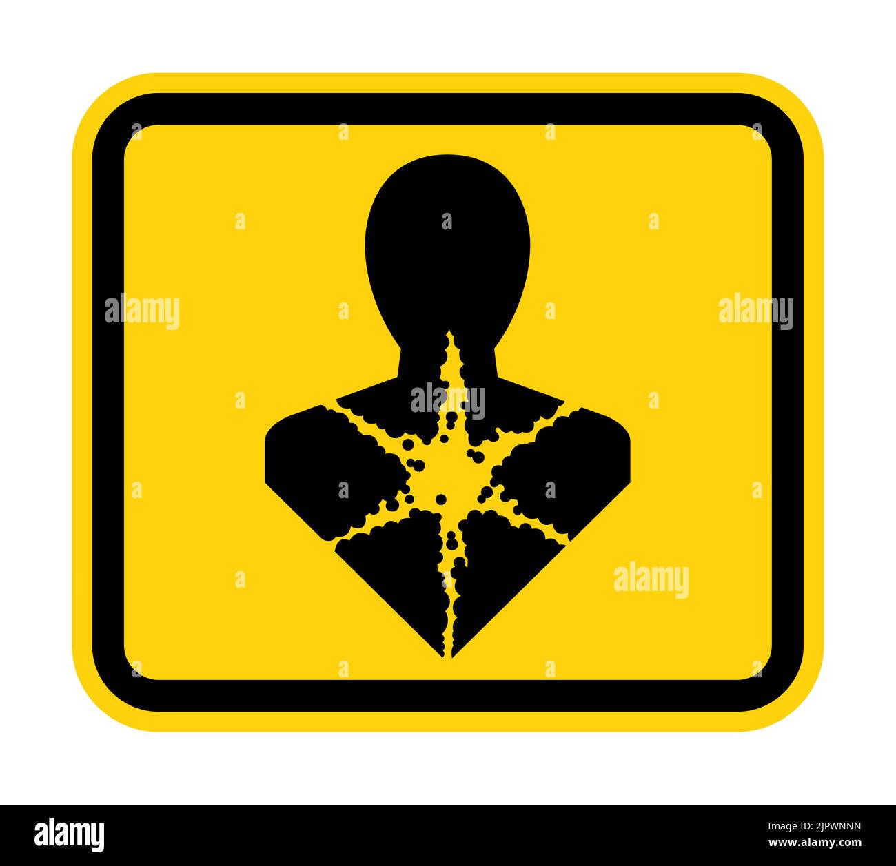 Health Hazard Symbol Label,Longer Term Health Hazard,GHS Hazard ...