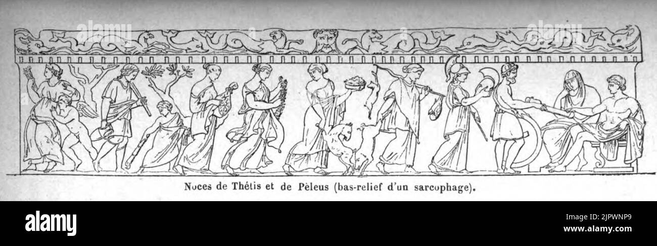 The wedding of peleus and thetis Black and White Stock Photos & Images - Alamy