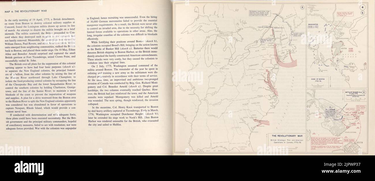 The West Point atlas of American wars Stock Photo - Alamy