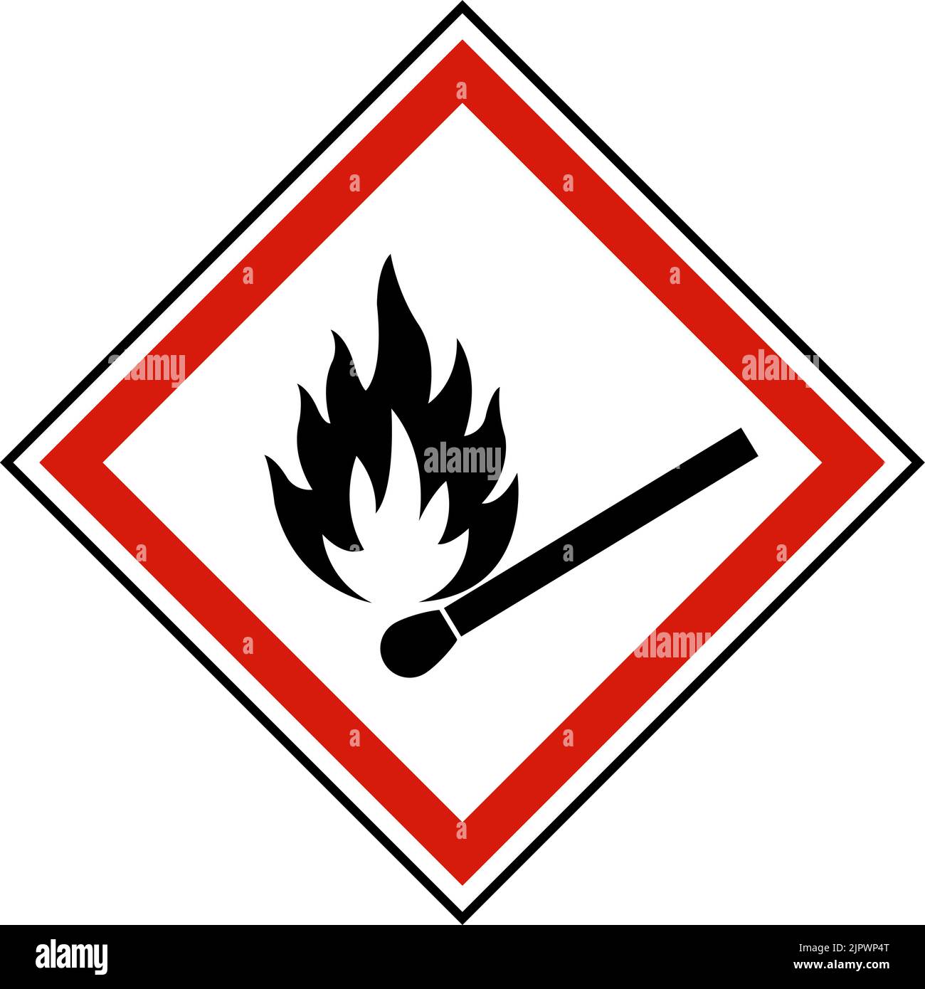 No Fire, No Matches or Open Flame Sign Stock Vector Image & Art - Alamy