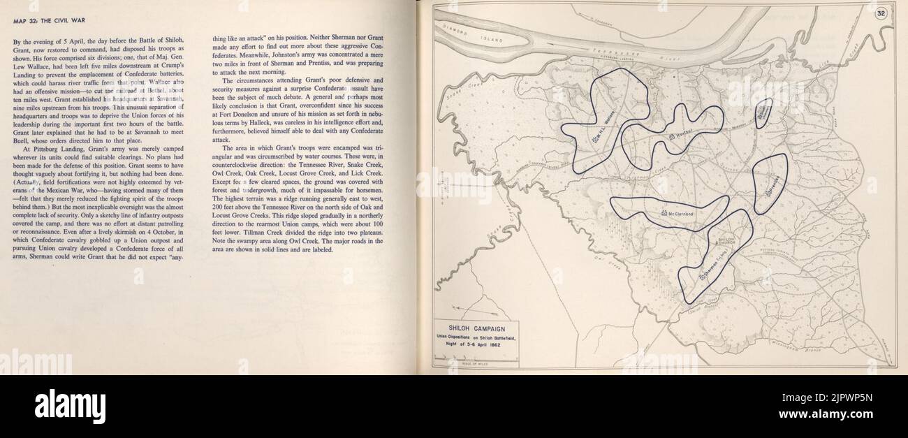 The West Point atlas of American wars Stock Photo - Alamy