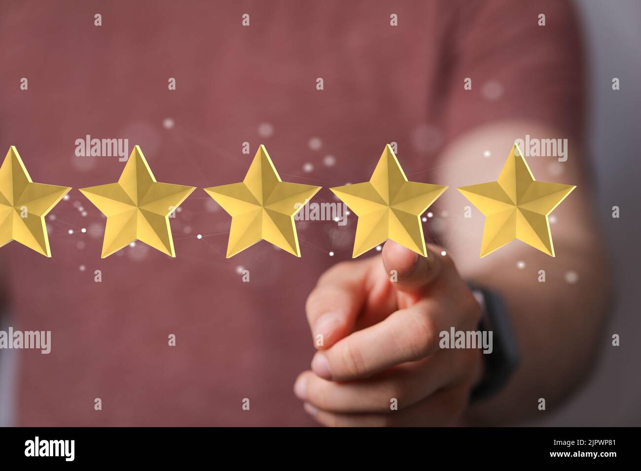 Closeup person pointing illustrative hi-res stock photography and ...
