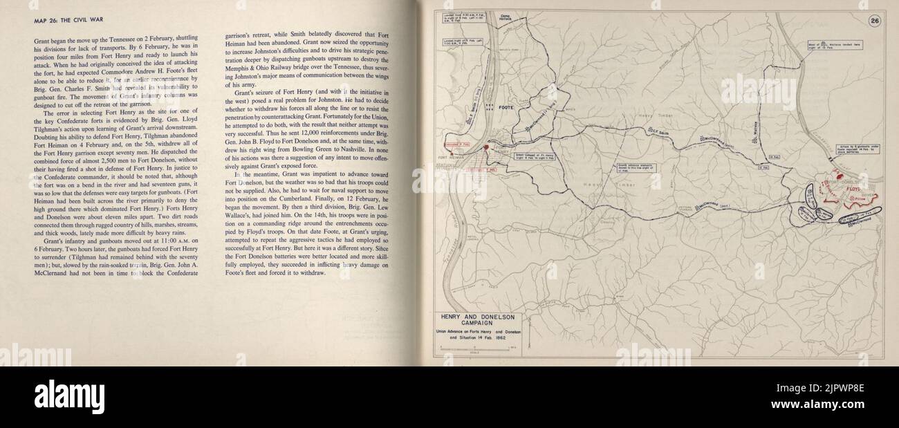 The West Point atlas of the Civil War Stock Photo - Alamy