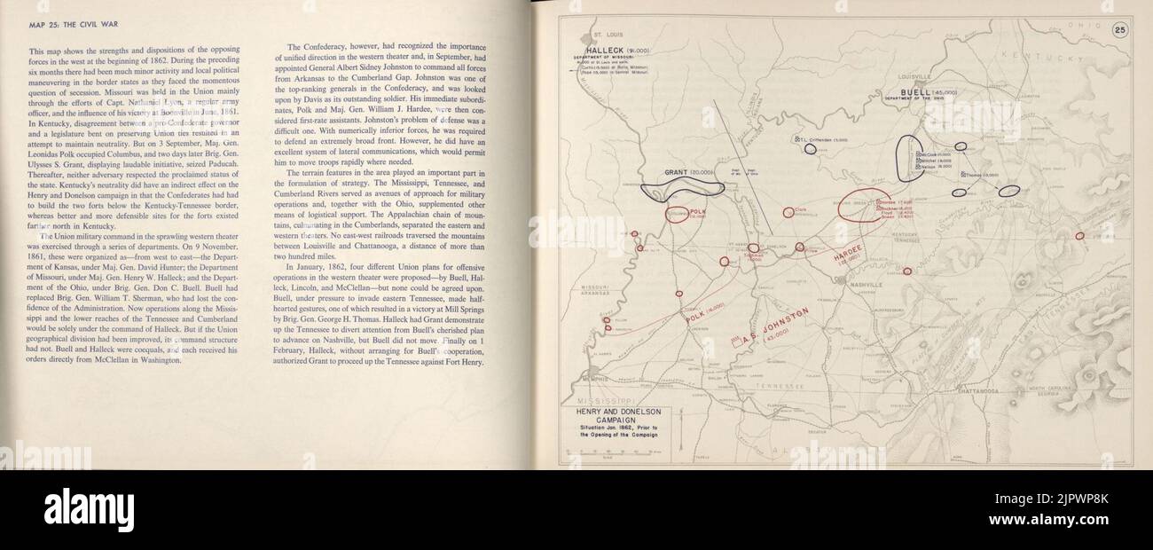 The West Point atlas of the Civil War Stock Photo - Alamy