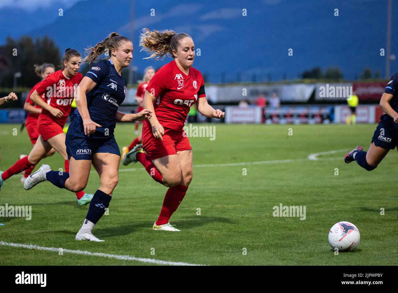 August 20, 2022, Rapperswil-Jona, Gruenfeld, Axa Women's Super League ...