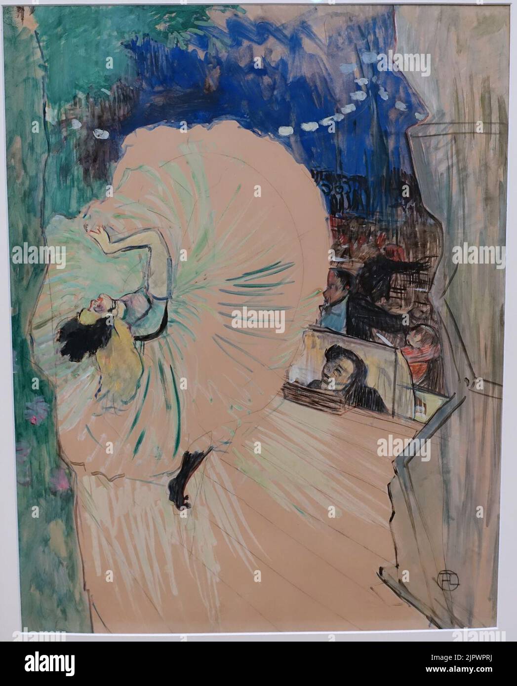 The Wheel, Dancer Loie Fuller Seen from the Backstage, by Henri de ...