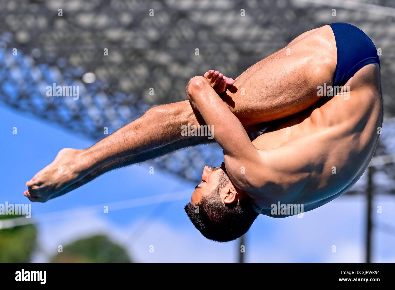 Rome, Italy. 20th August, 2022. TOCCI Giovanni ITA ITALY3m Springboard ...