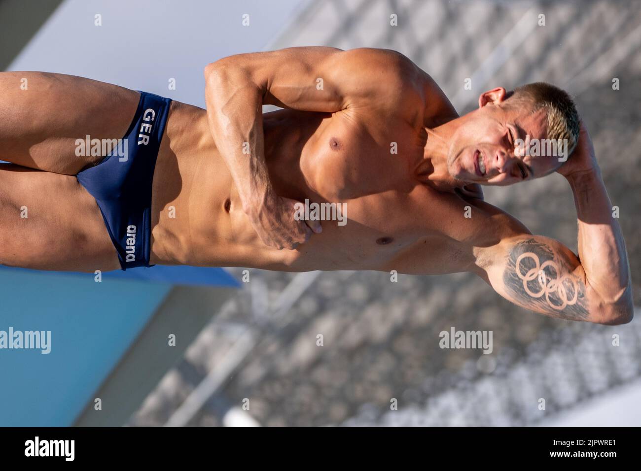 Rome, Italy. 20th August, 2022. BARTHEL Timo GER GermanySpringboard Men 3m Preliminary Diving ...