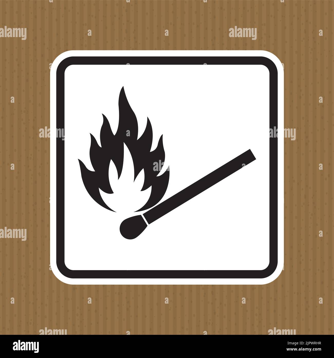 No Fire, No Matches or Open Flame Sign Stock Vector Image & Art - Alamy