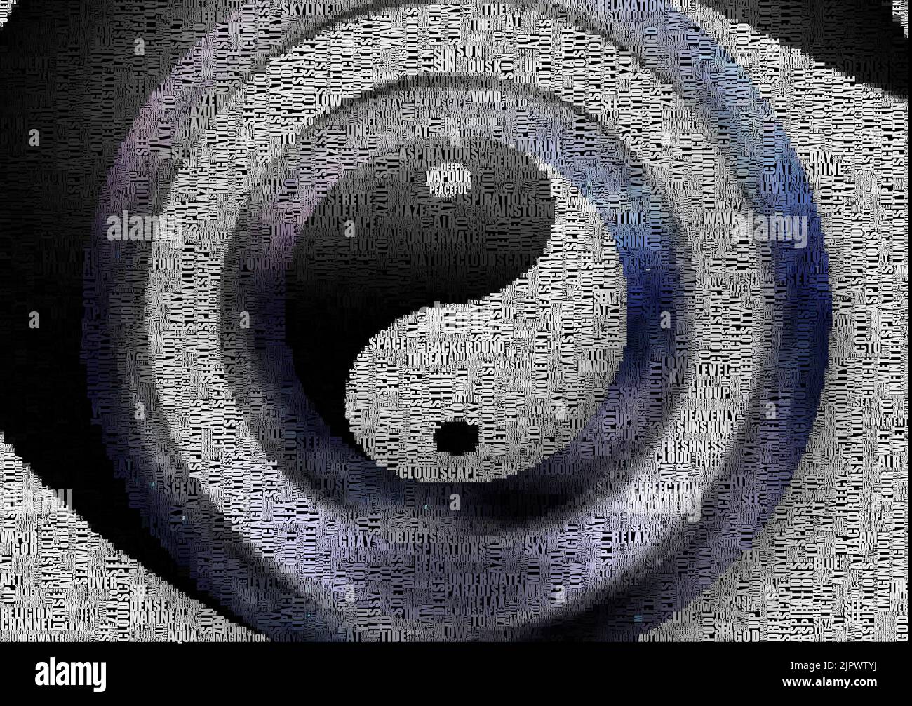 Yin Yang sign. 3D rendering Stock Photo - Alamy