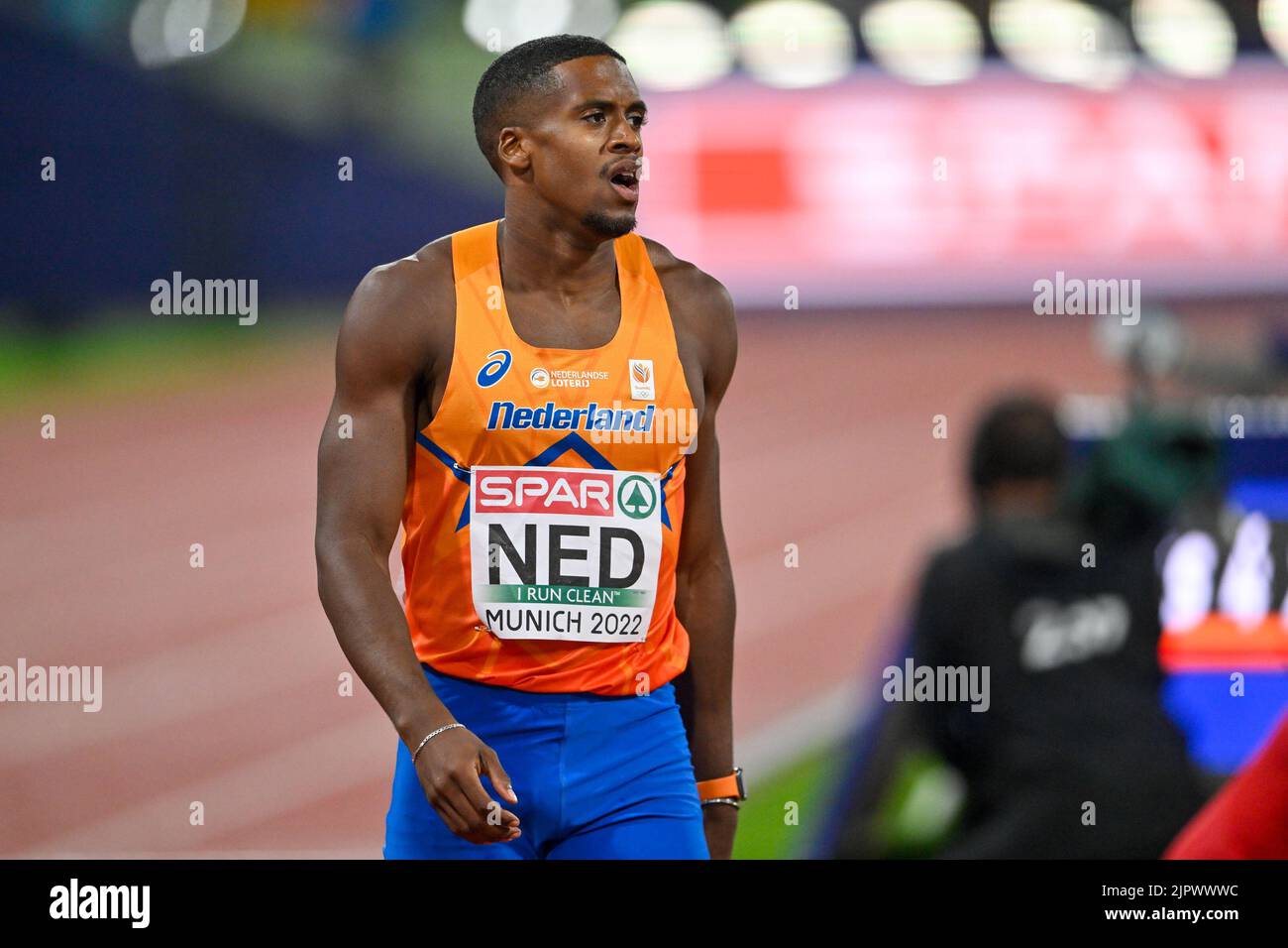 MUNCHEN, GERMANY - AUGUST 20: Isayah Boers of the Netherlands after ...